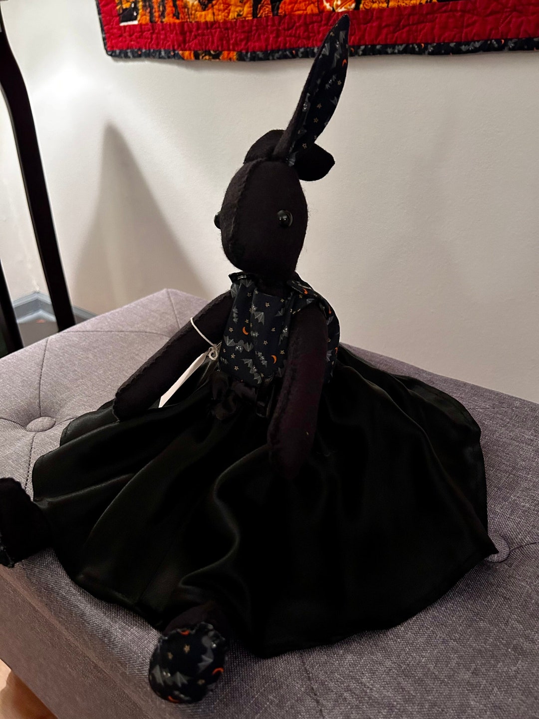 Black Bunny Luna Lapin Rabbit Rabbitty Hare Dark Bunny Bat Dress Rabbit ...