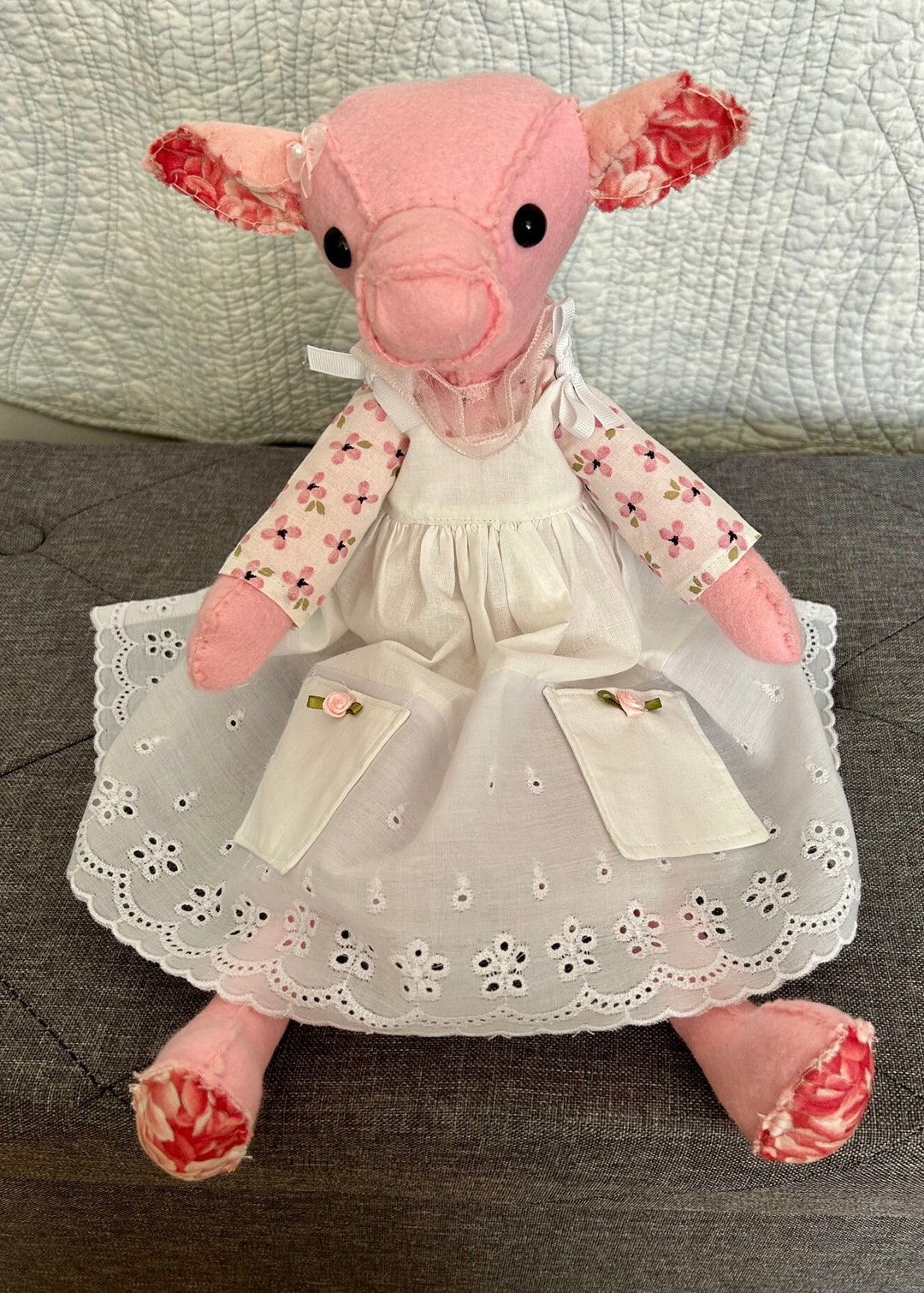 Pig ||dora, Luna Lapin's Friend || Hog || Felt Animal || Swine ...
