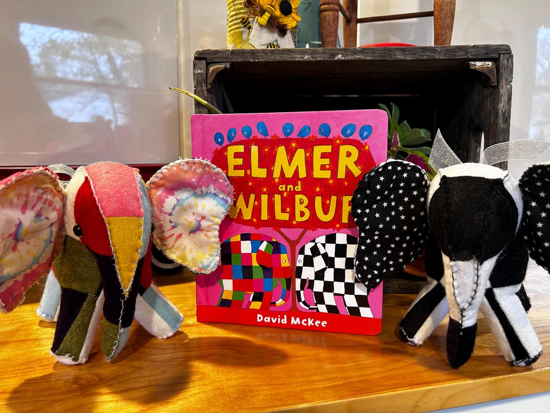 Elmer and Wilbur Children's Book || Elephants || Rainbows || Black and ...