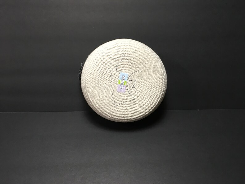 Halloween Coiled Rope Bowl Black Bat Rope Basket Decorative - Etsy