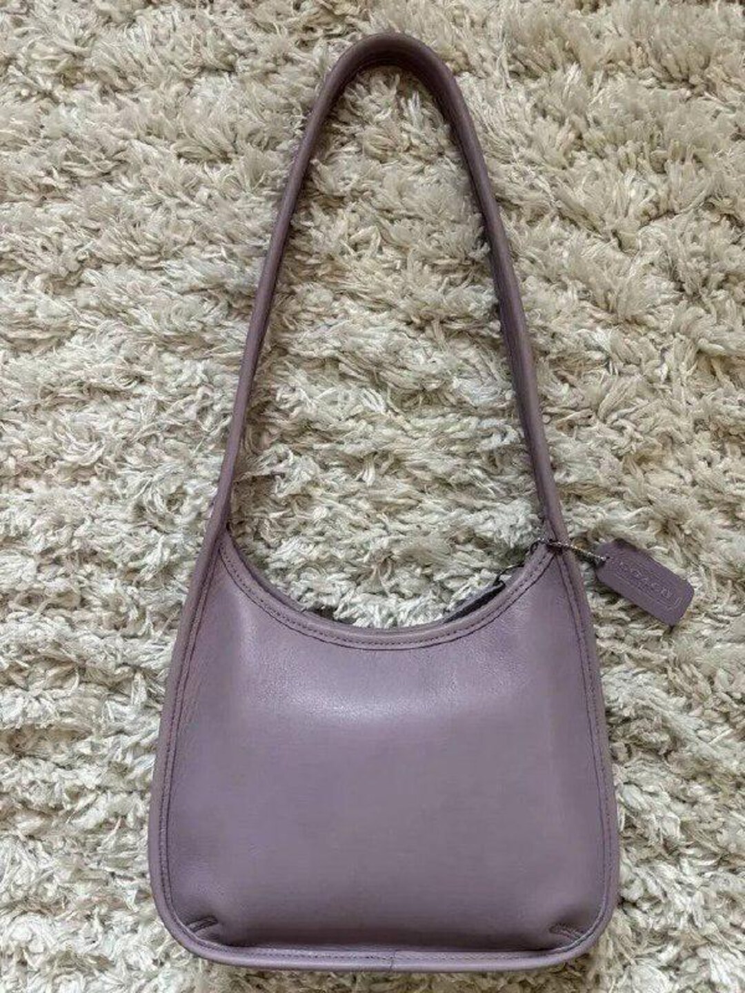 Vintage Coach Ergo Lavender 9020 – 1998 Classic Leather Shoulder Bag - Etsy