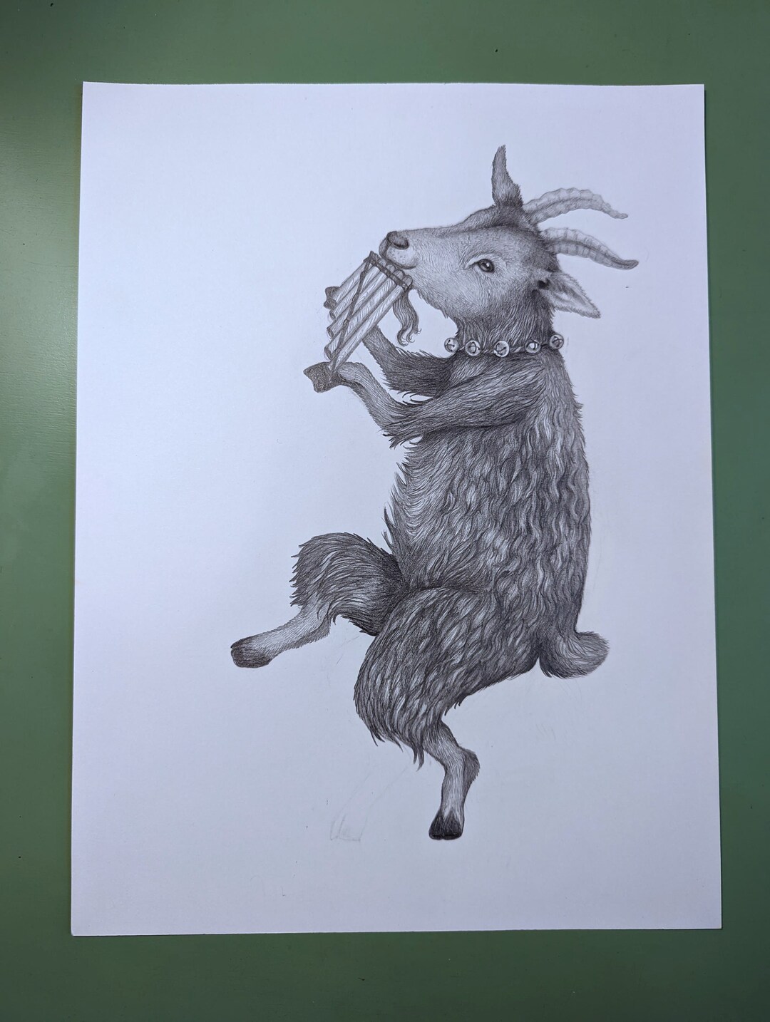 Original Drawing of Dancing Goat - Etsy