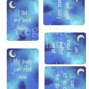 Editable Bedtime Affirmation Cards for Kids | Nighttime Affirmation ...