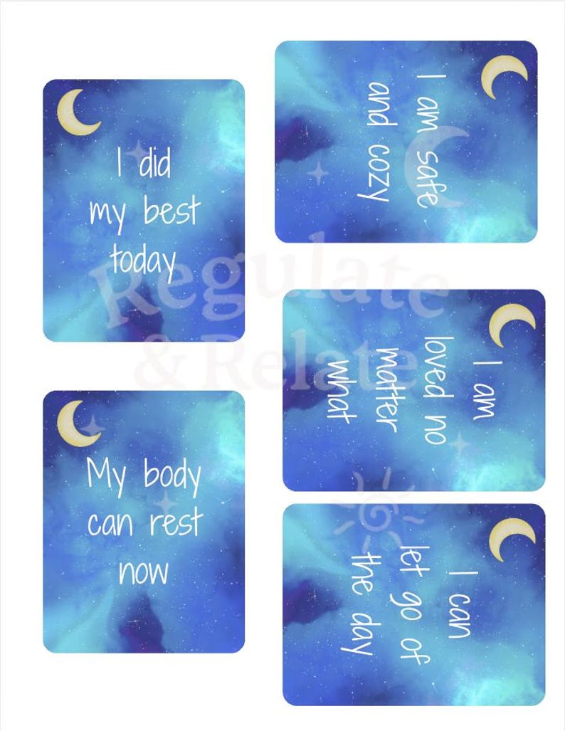 Editable Bedtime Affirmation Cards for Kids | Nighttime Affirmation ...