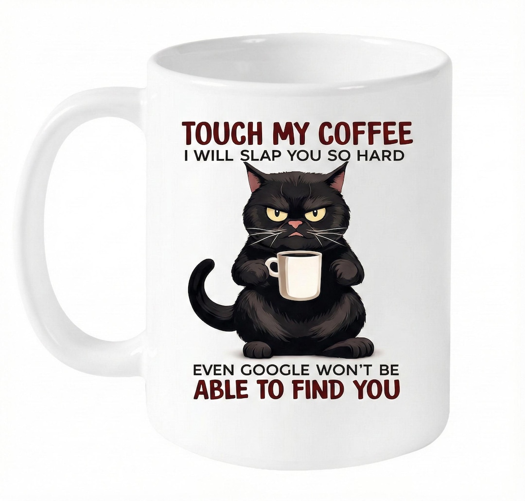 Funny Angry Cat, Coffee Mug Lovers, Special Gift for Pets Lovers - Etsy