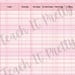 Pink Weekly Class Attendance Sheet | PDF + Editable Canva Template - Etsy