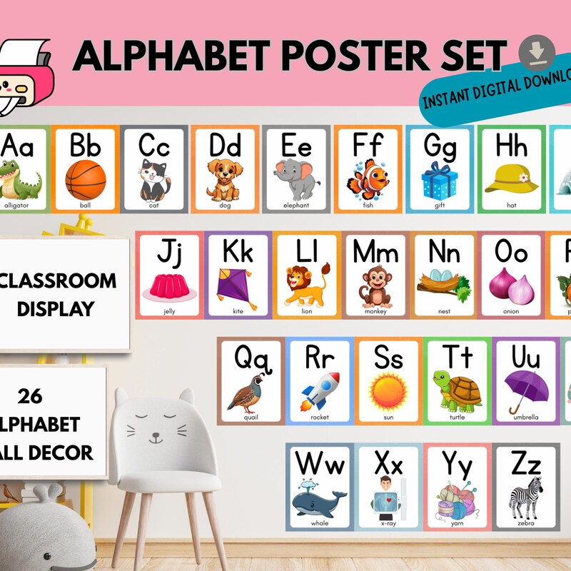 Abc Poster - Etsy