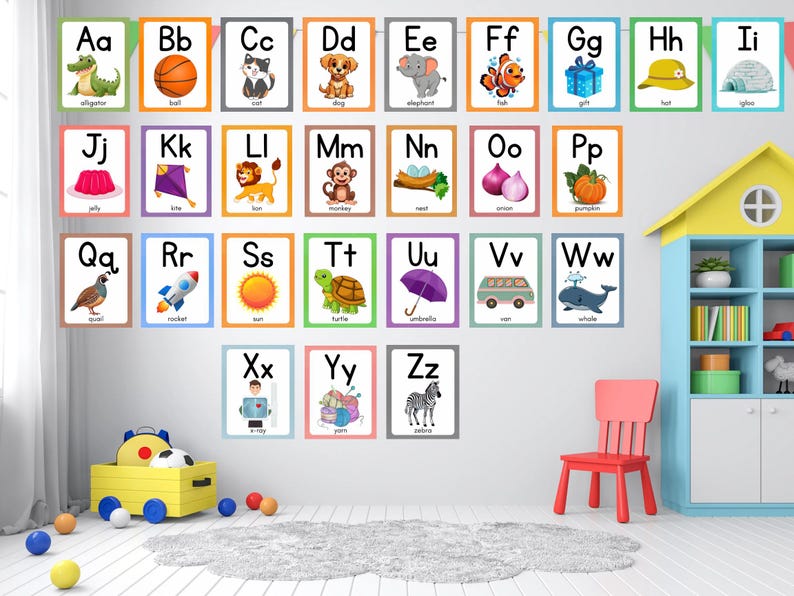 Printable ABC Alphabet Poster: Classroom & Homeschool Decor (PDF ...