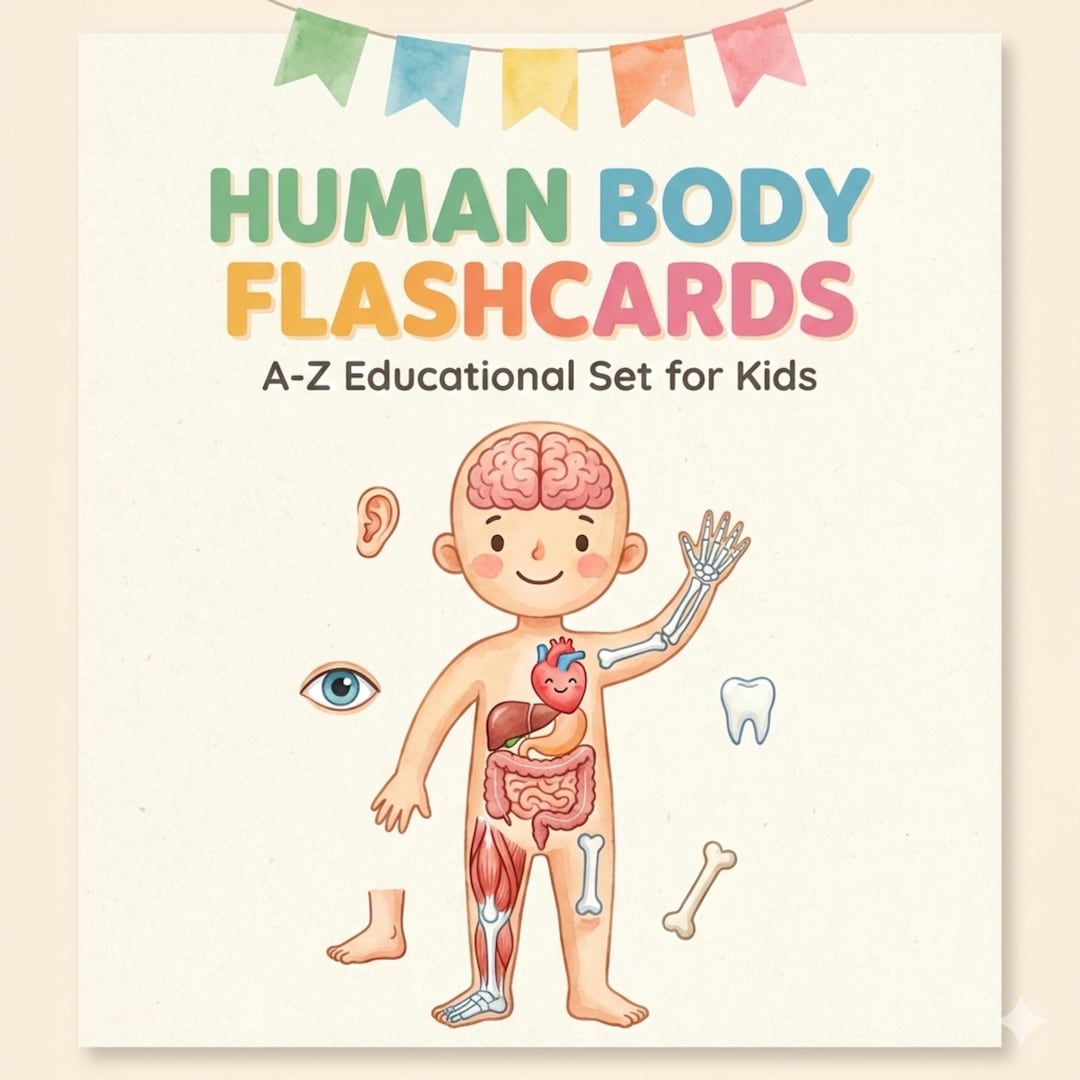 Kids Anatomy Workbook | Human Body Parts Learning, Preschool PDF ...