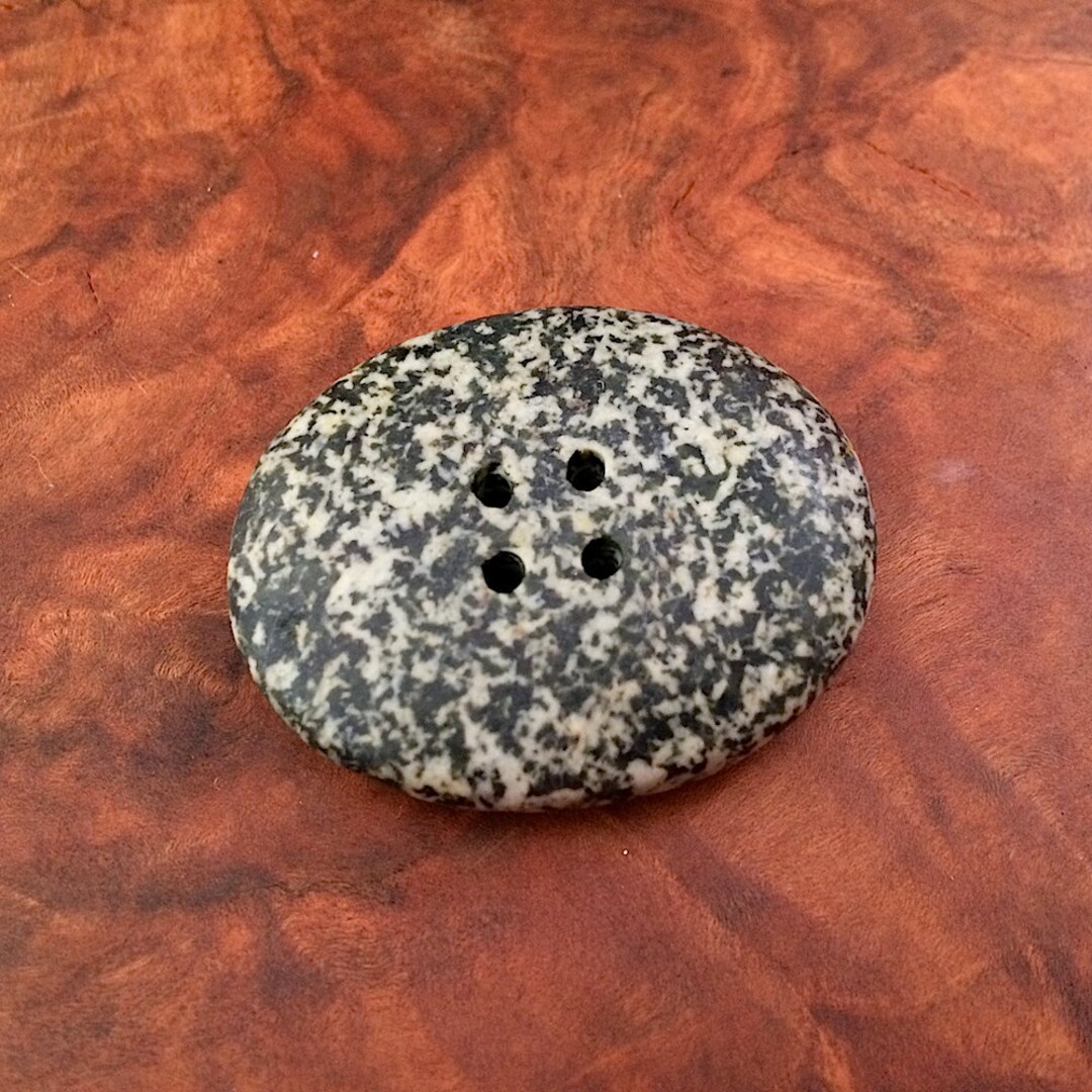 Granite Stone Button - Large - Etsy