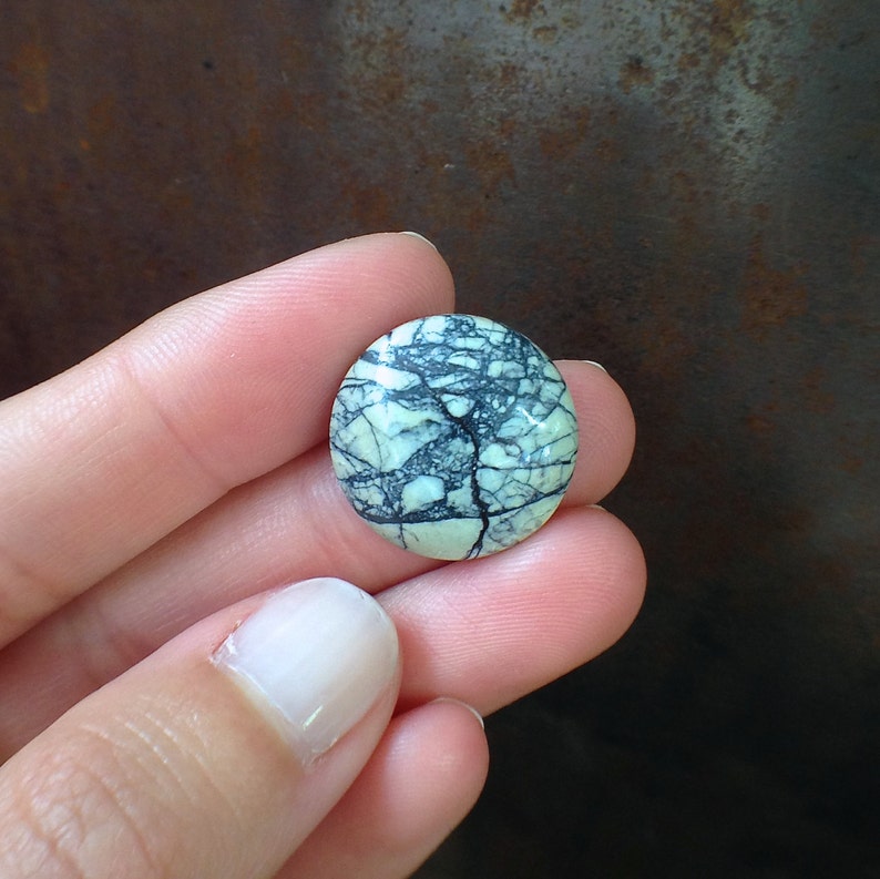 Green Rhyolite Cabochon Pair - Etsy