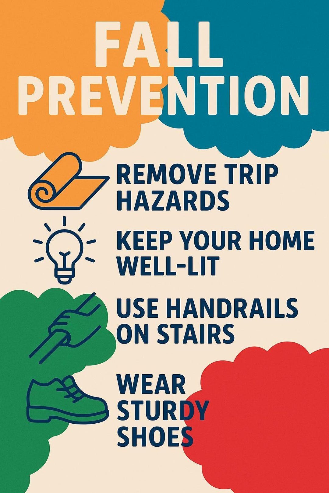 Fall Prevention Printable Poster: A Tool for Caregivers - Etsy