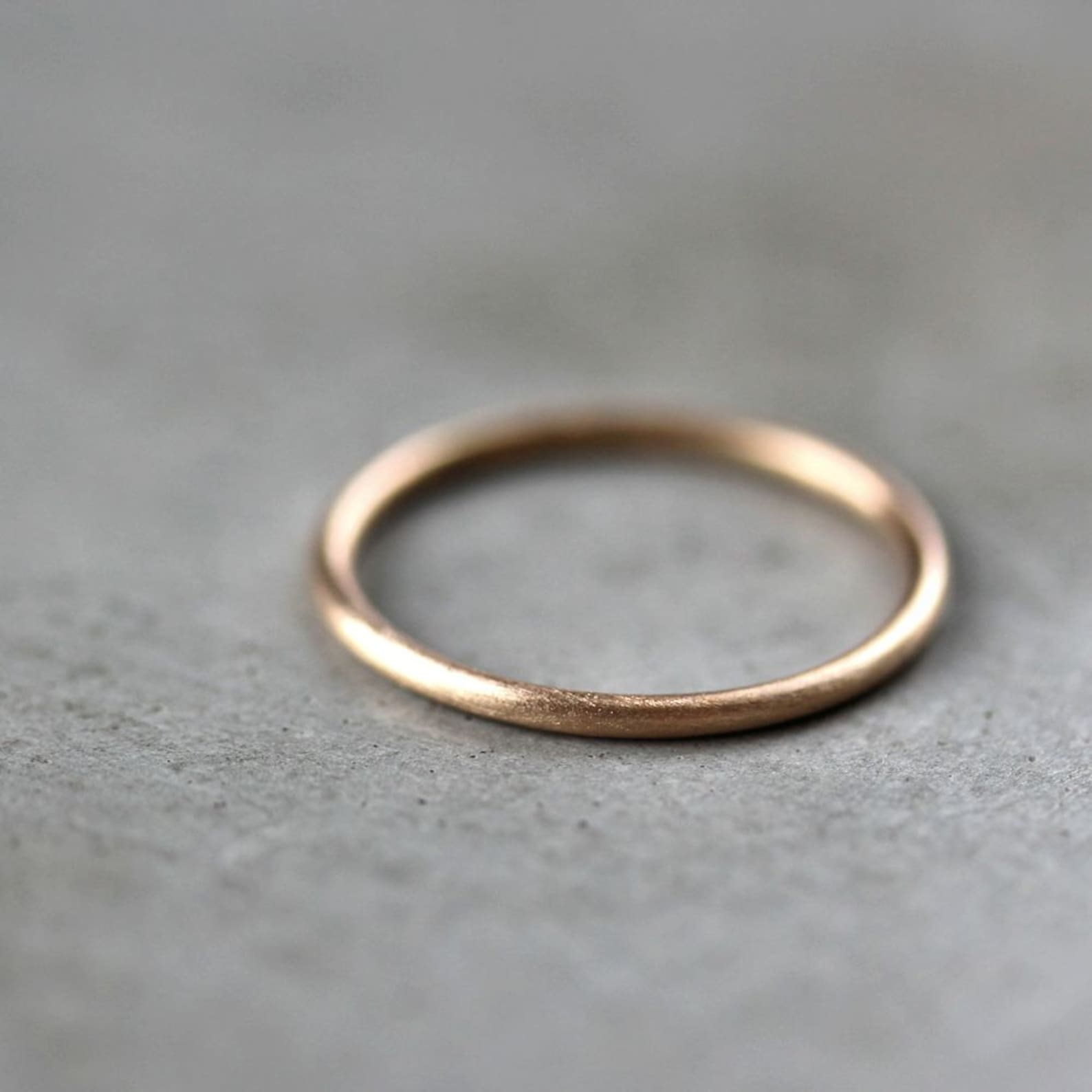 Women's Gold Wedding Band Slim Ring Skinny Gold Band - Etsy