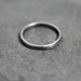 Silver Ladies Ring, Simple Skinny Thin Minimalist 2mm Brushed Recycled ...