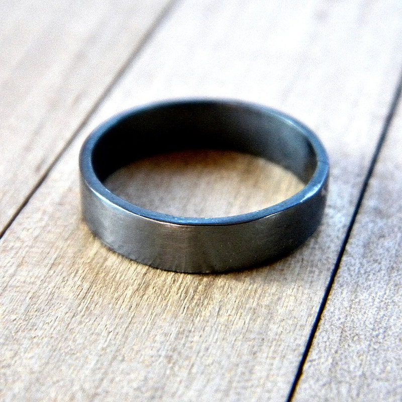 Oxidized Silver Ring - Etsy
