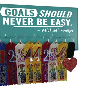 Swimming Medal Holder Swimmer Gift Swim Ribbon Display - Etsy