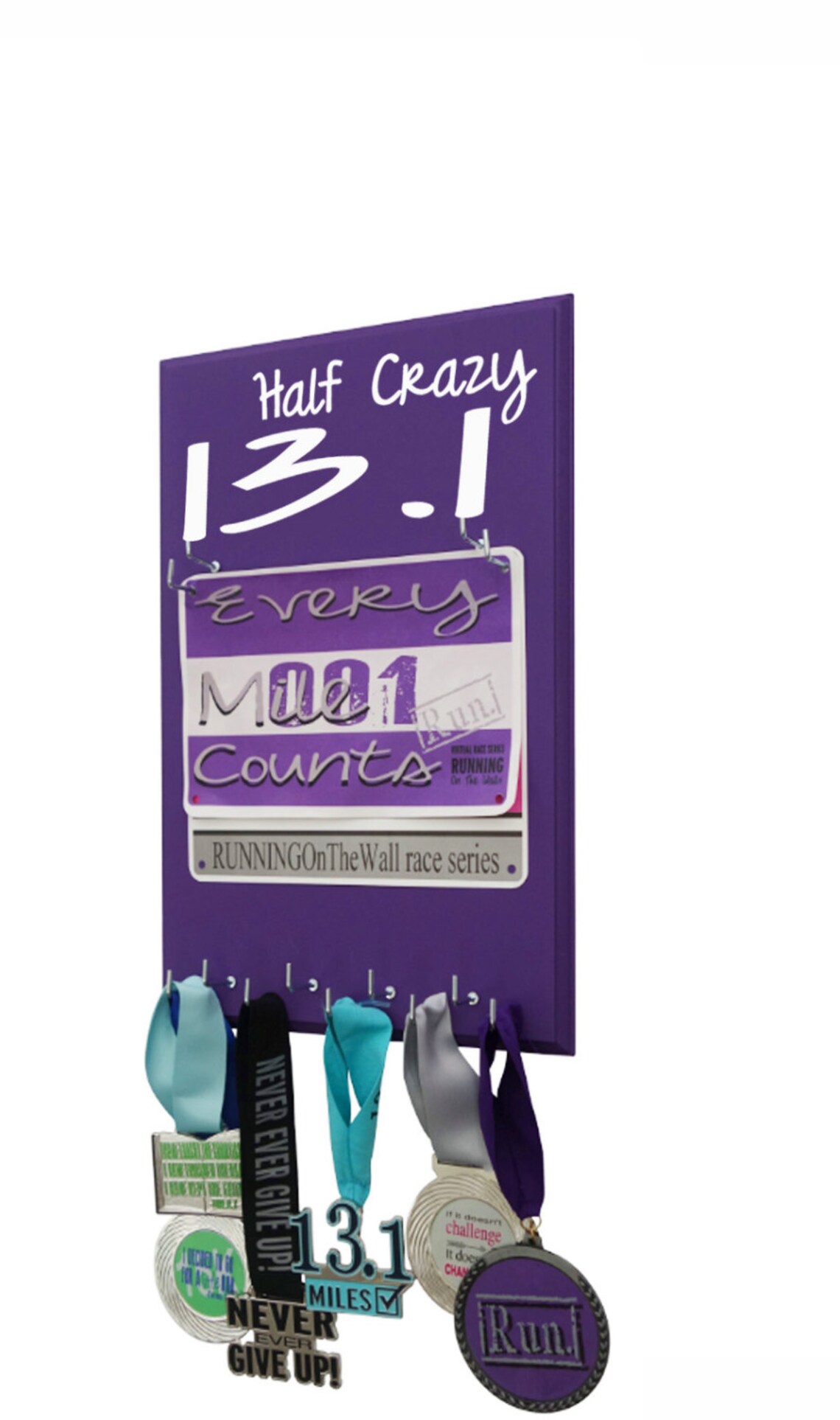 Half Marathon Gift Race Bib Display Half Marathon Medals - Etsy