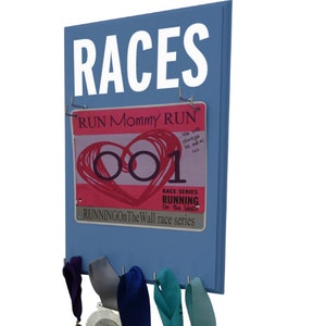 Use A Race Bibs Rack to Enhance Your Wall of Fame Display - Etsy