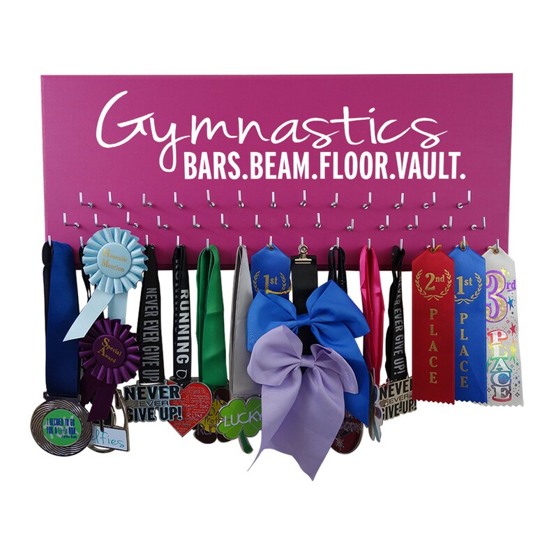 Gymnastics Medal Display Rack Beam Vault Bars Floor - Etsy