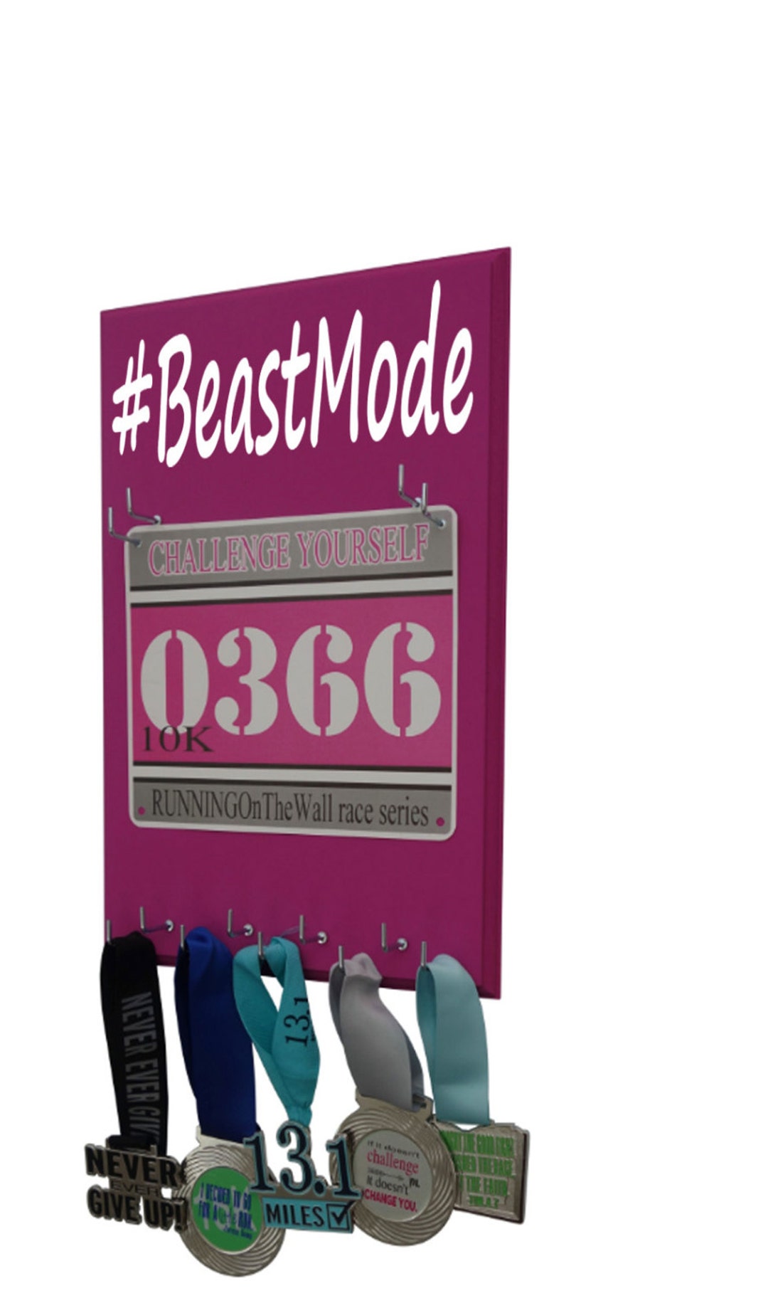 Running Race Bib and Medal Holder : Beast Mode Graphic beastmode - Etsy