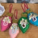 Retro Felt Christmas Ornaments Bundle of 4 - Etsy