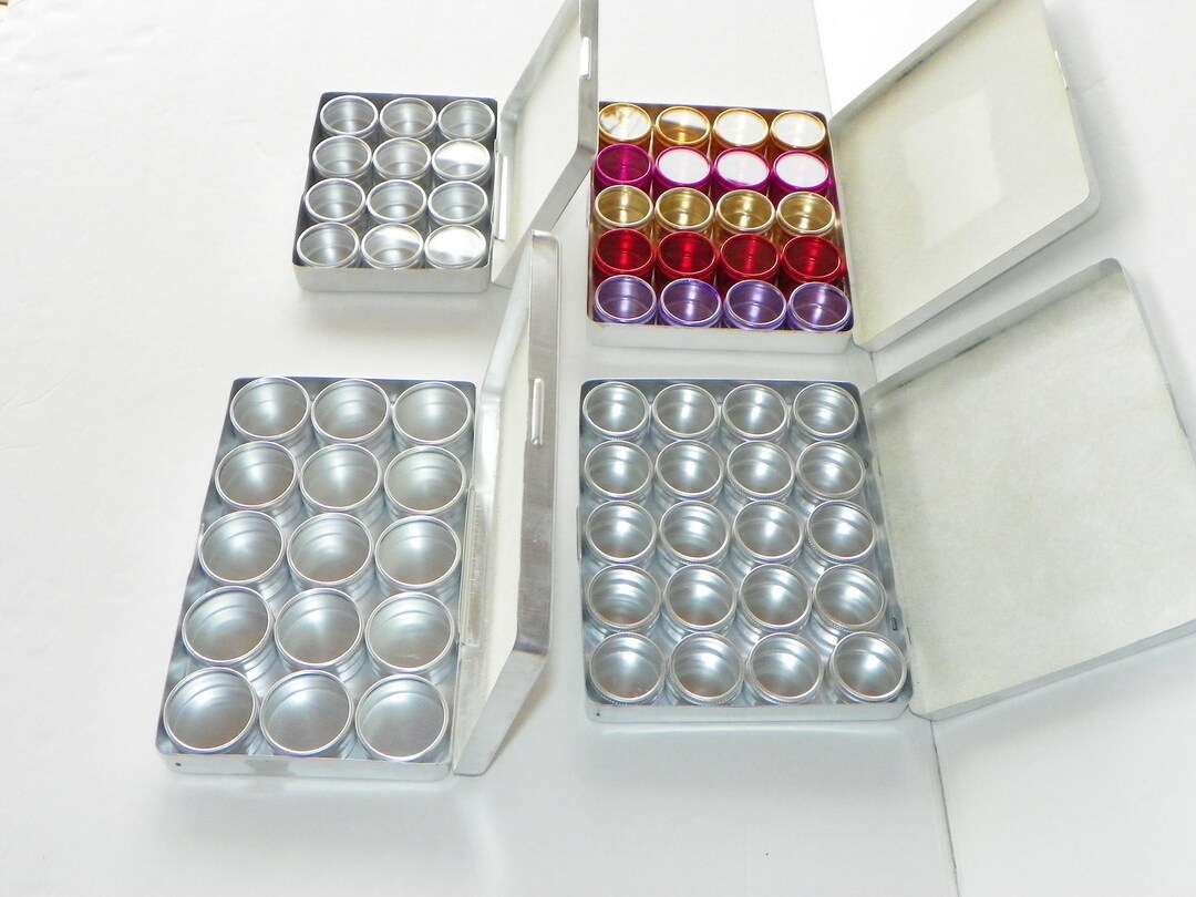 Aluminum Containers With Glass Lids--5 Set Options to Choose From - Etsy
