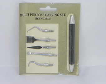 4-piece Double-ended Carving Tool Set | Etsy