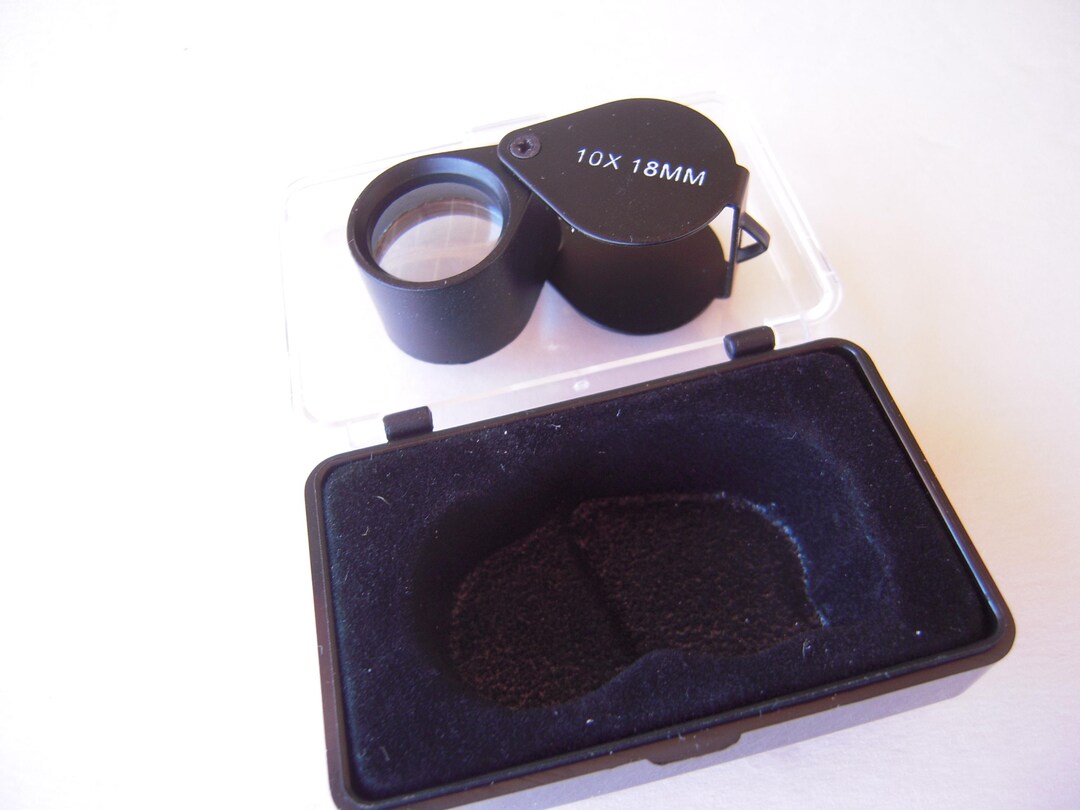 Jeweler's Loupe 10X W/non-reflective Case - Etsy