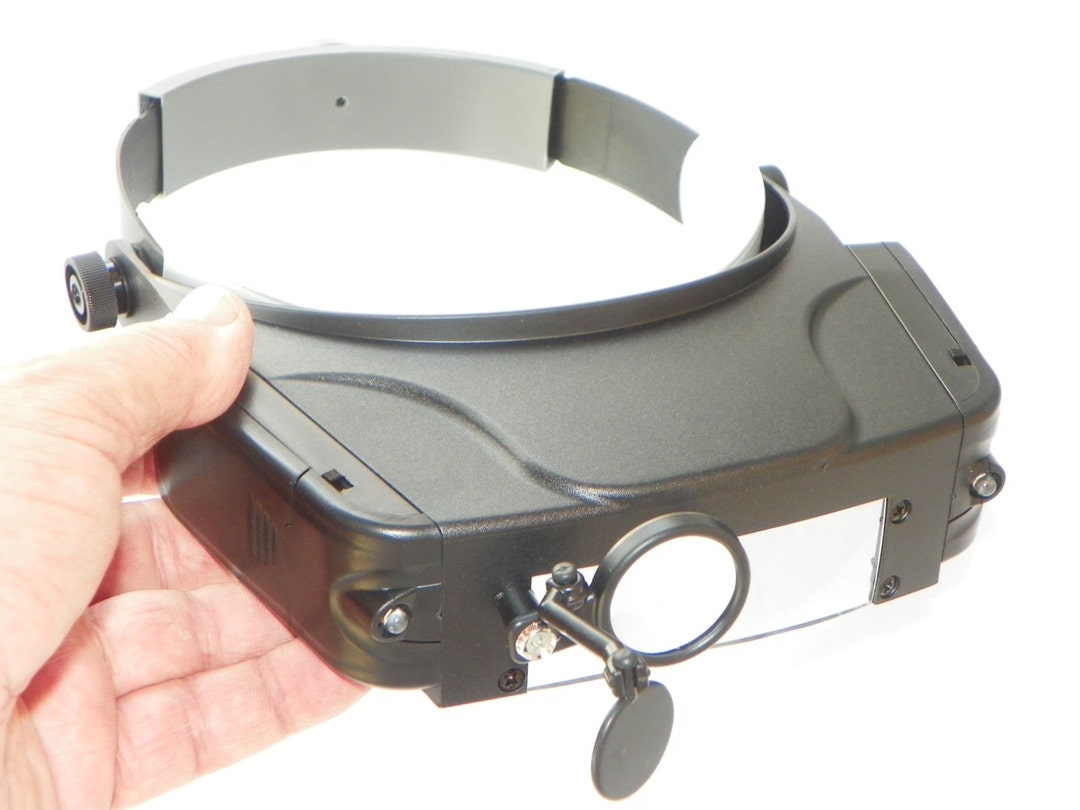 Multi-strength Head Magnifier With LED Lights - Etsy