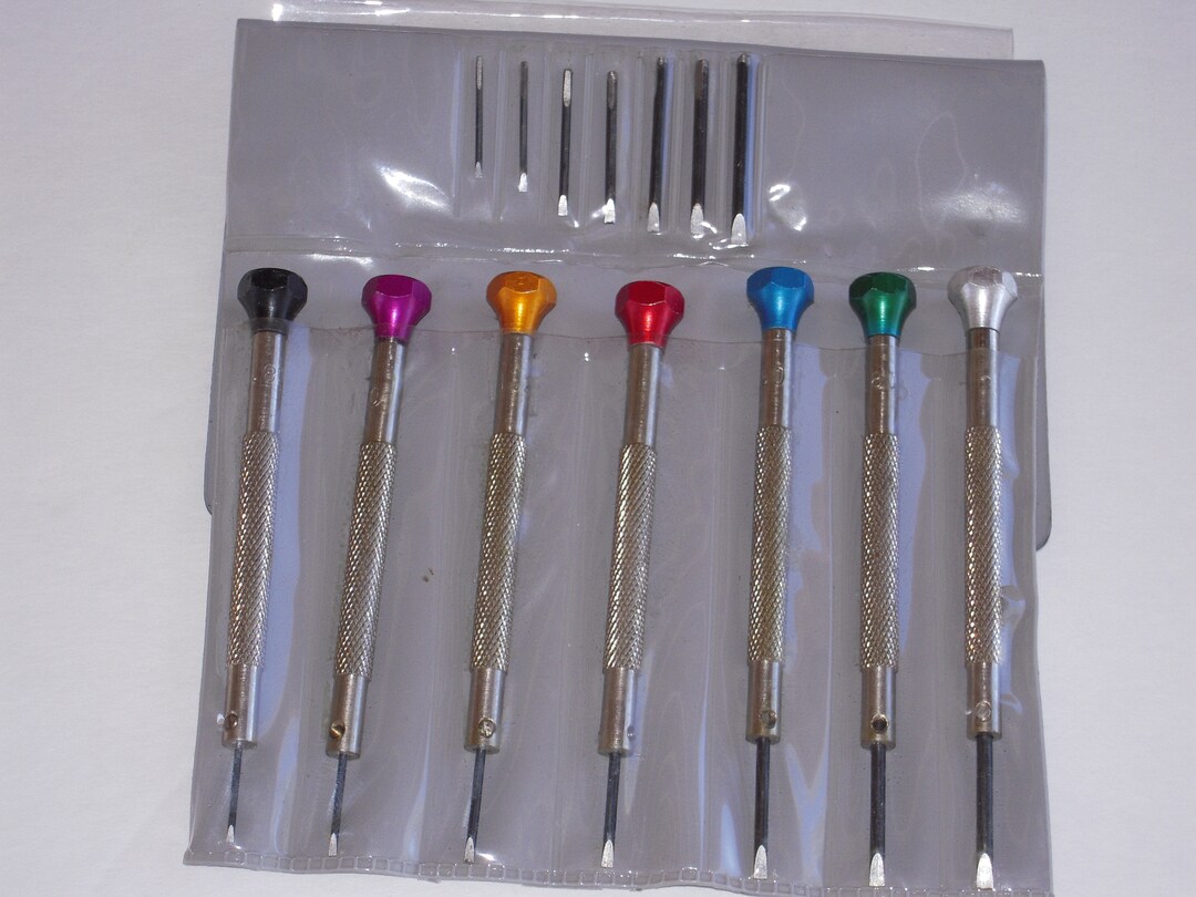 Jeweler and Watchmaker Screwdriver Set---7-piece With EXTRA TIPS - Etsy