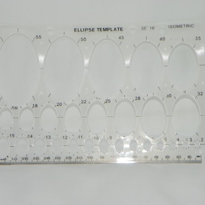 Ellipse Template--27 Sizes - Etsy