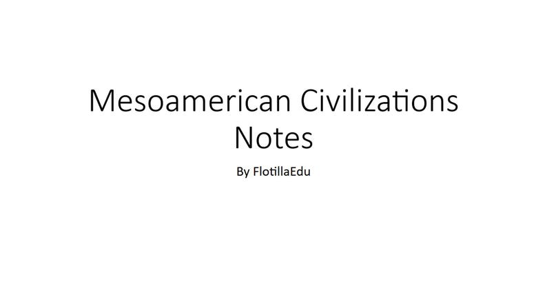 Mesoamerican Civilizations Unit – Olmec, Maya, Aztec | Powerpoint ...