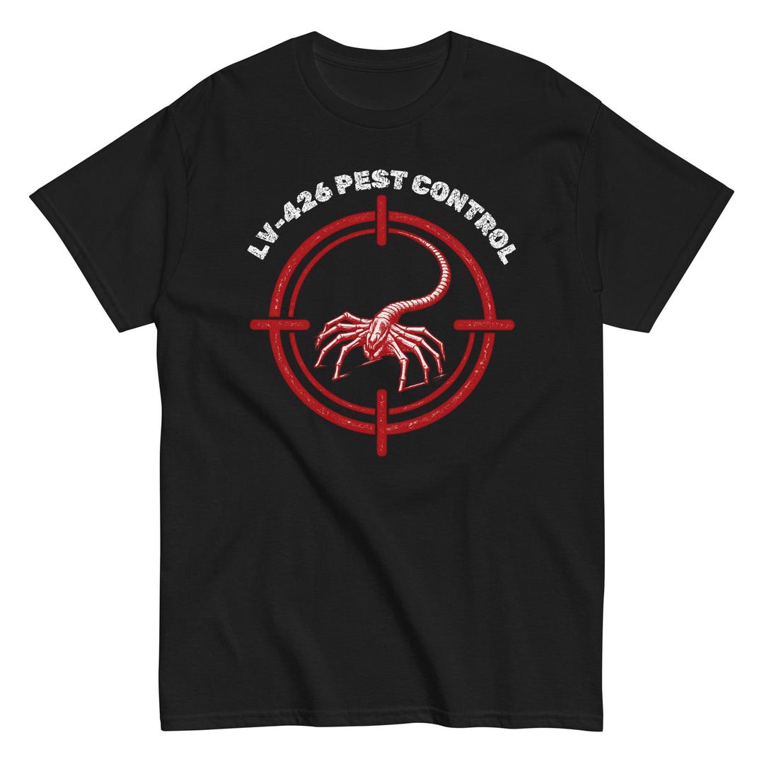 LV-426 Pest Control Shirt, Sci Fi Horror Parody Tee, Alien Inspired ...