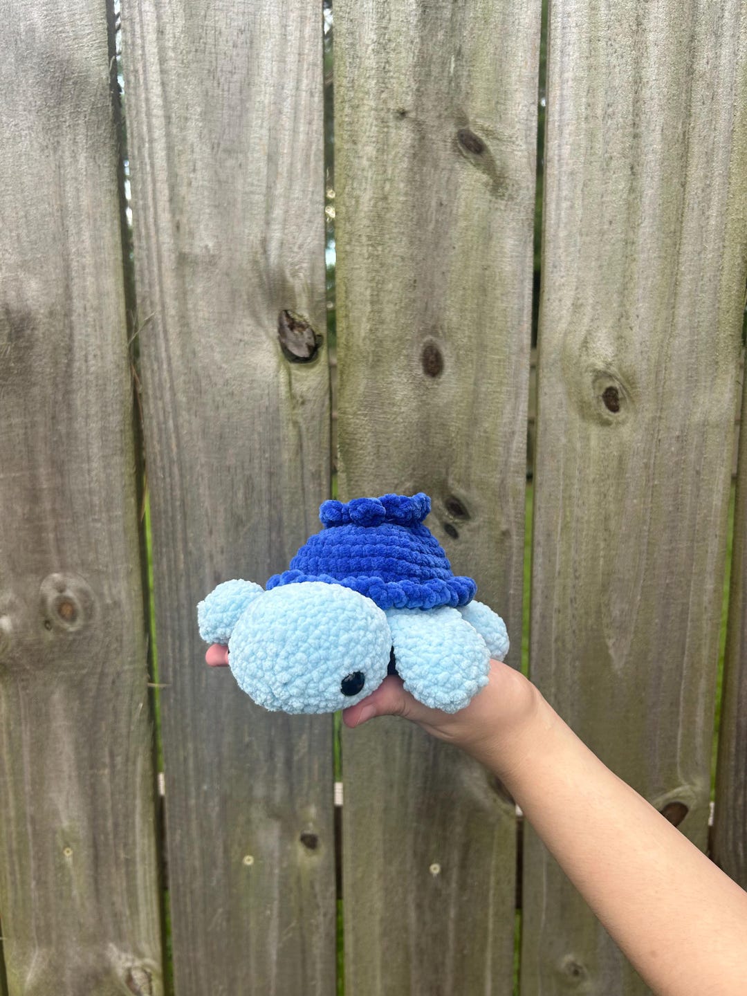 Crochet Blueberry Turtle Plush Stuffed Animal - Etsy