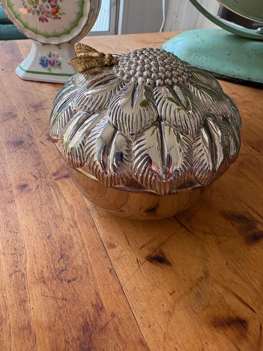 Vintage Godinger Silver Plated Queen Bee Trinket Box - Etsy