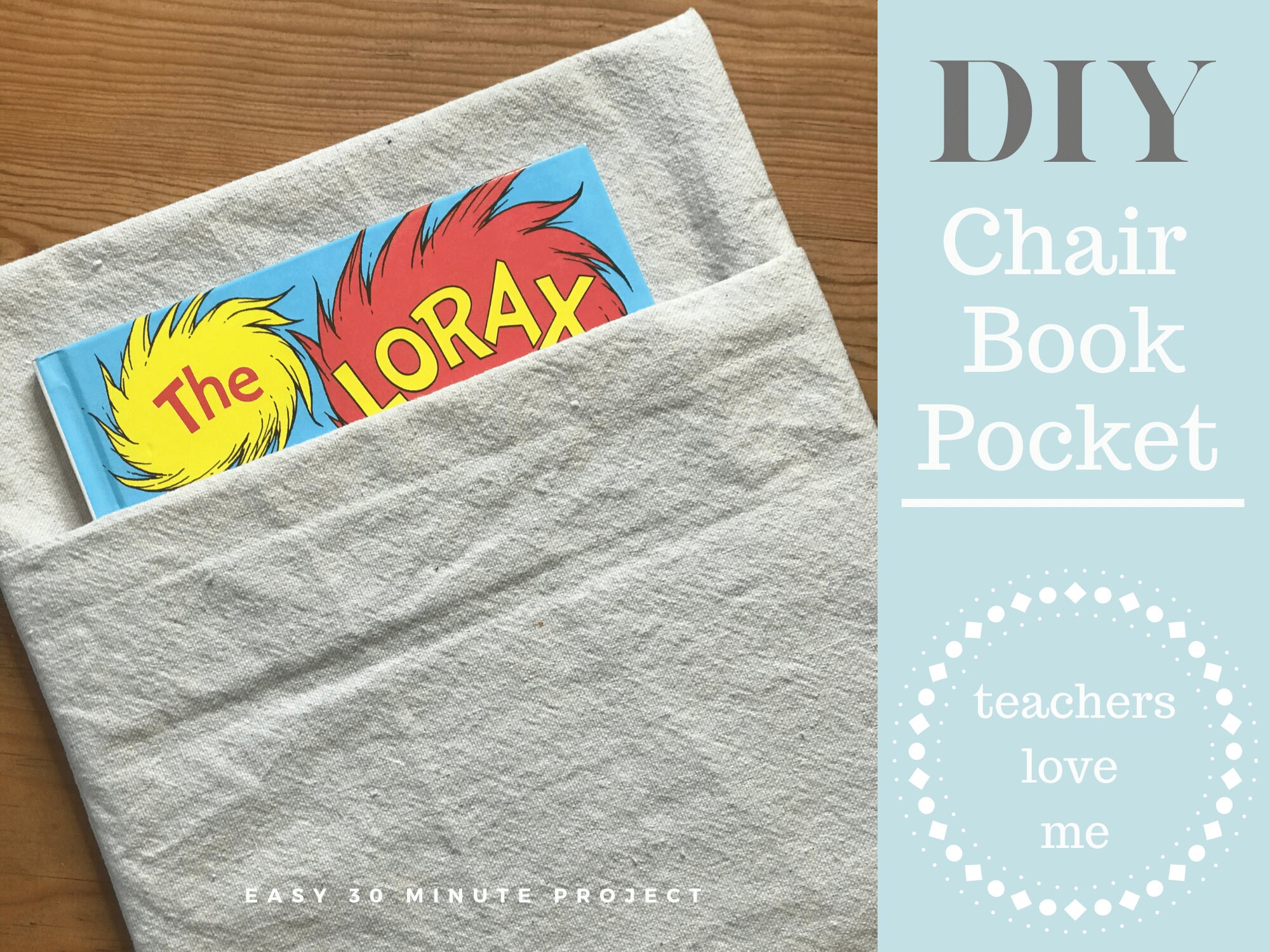 Teachers LOVE Me - Classroom Chair Book Pocket - DIY -downloadable ...