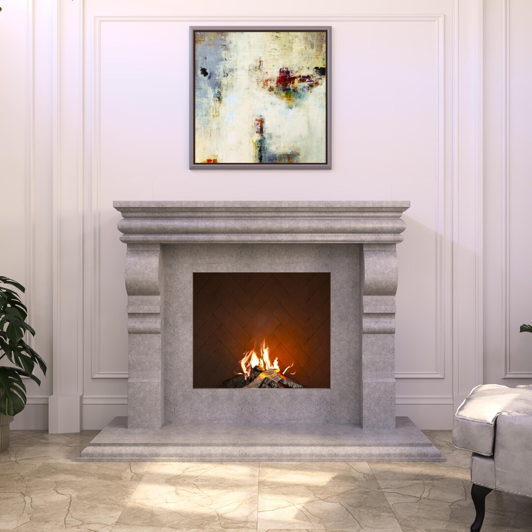Hamilton Precast Fireplace Surround - Etsy