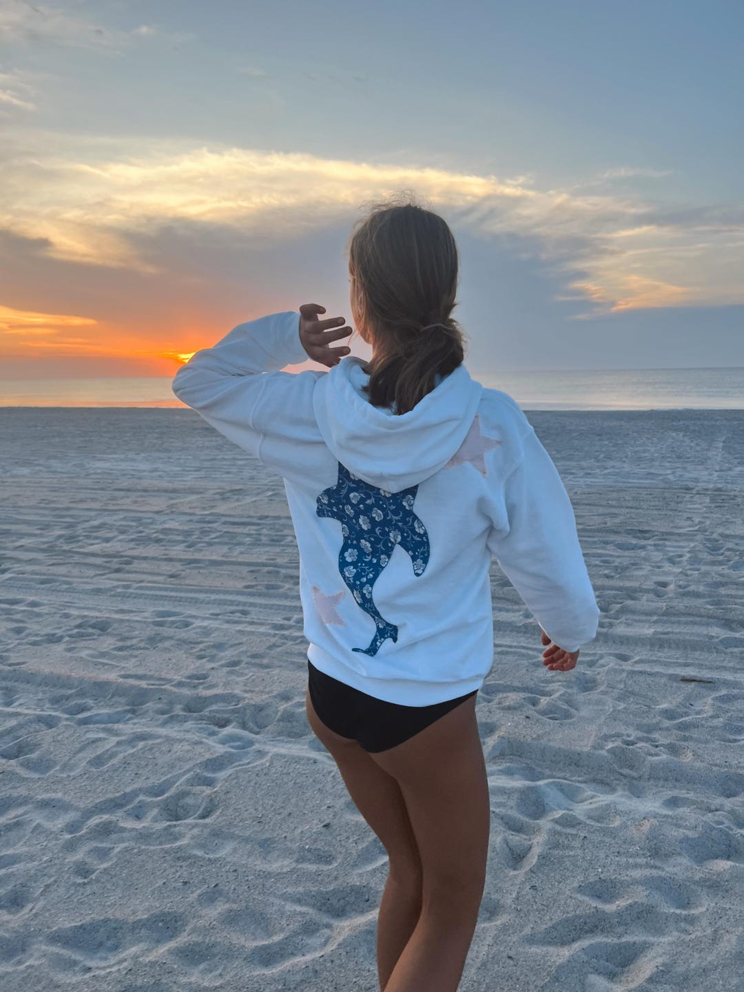 Blue Whale Shark Hoodie - Etsy