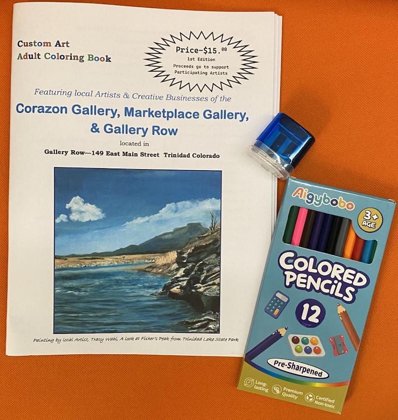 Custom Art Adult Coloring Book - Artists Collaboration Trinidad ...