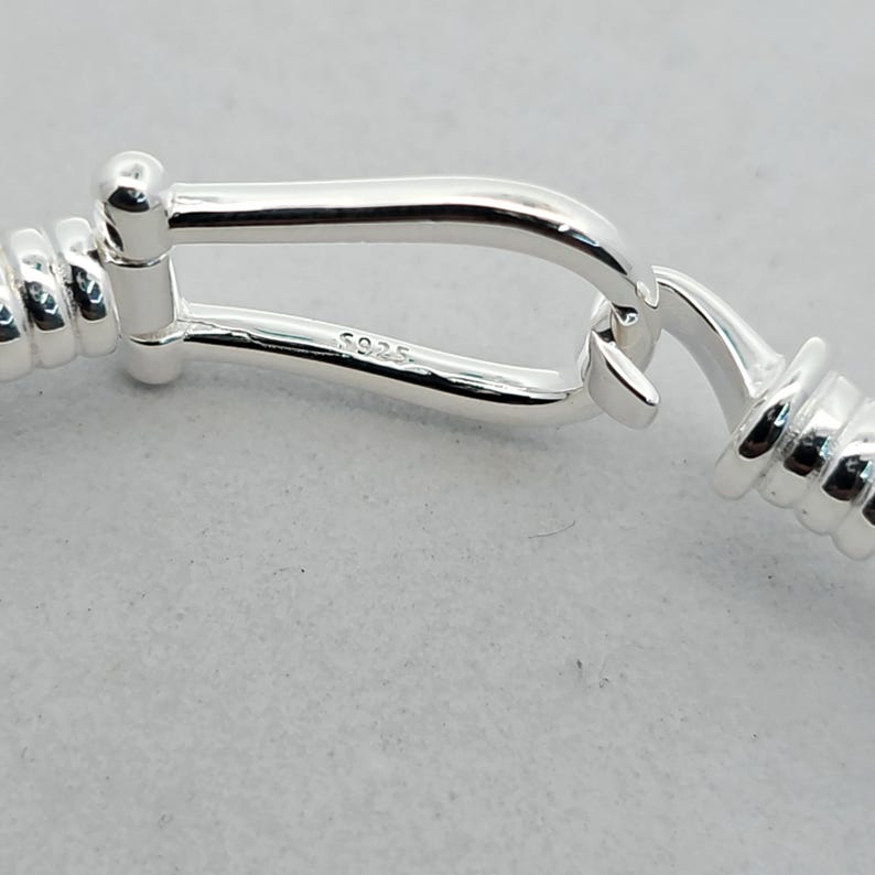 Sterling Silver Twisted Cable Bangle Bracelet - Etsy