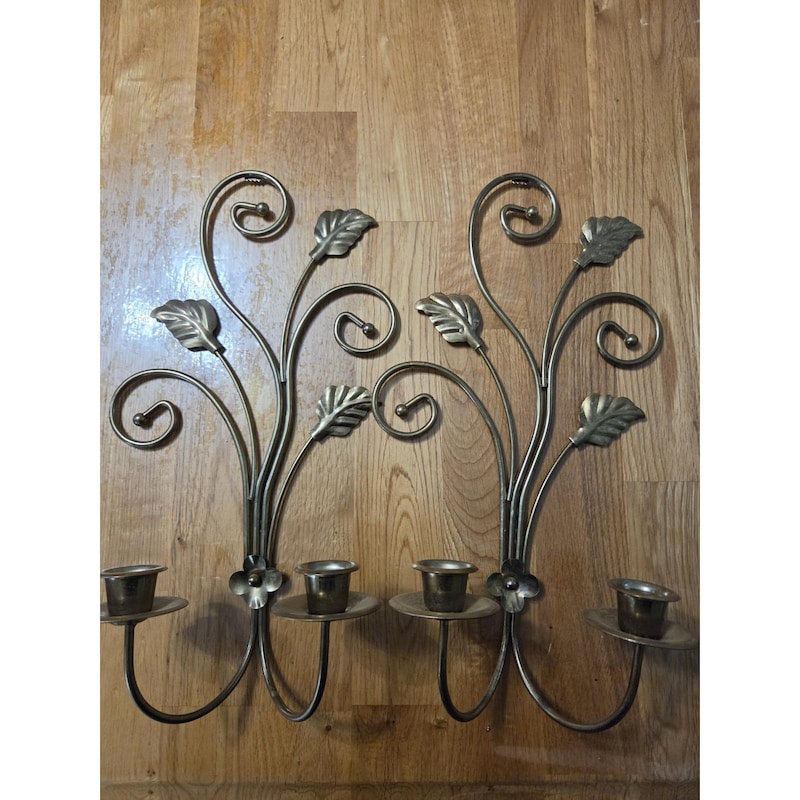 Mcm Wall Candle Sconces - Etsy