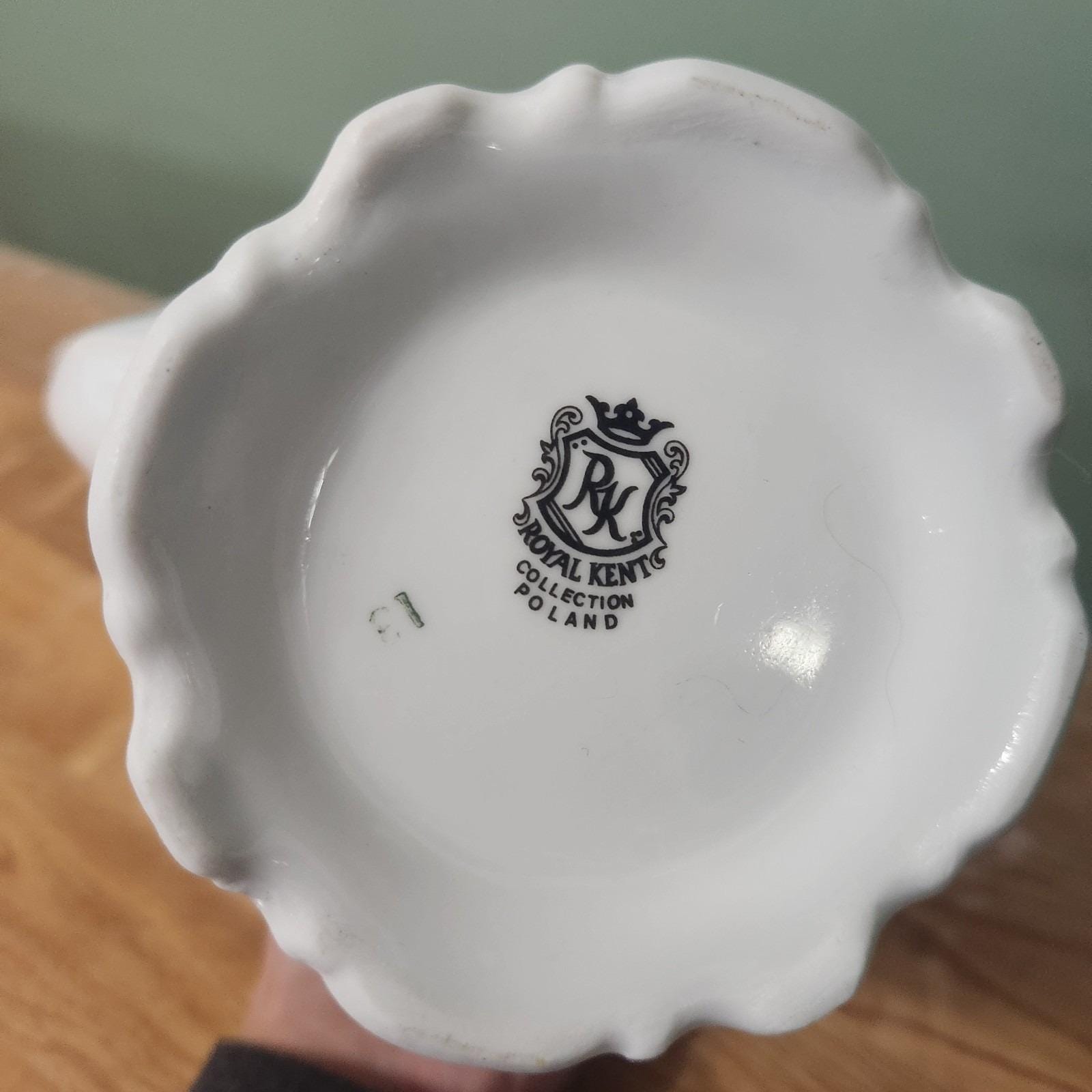 Vintage Tea Pot Royal Kent Poland China Bavarian Rose 9-1/4" Roses ...