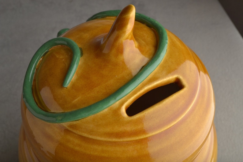 Beehive Coin Bank: Fun Money Stamped Beehive Coin Bank Ready - Etsy