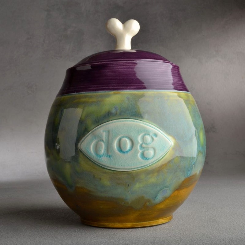 Dog Treat Jar - Etsy