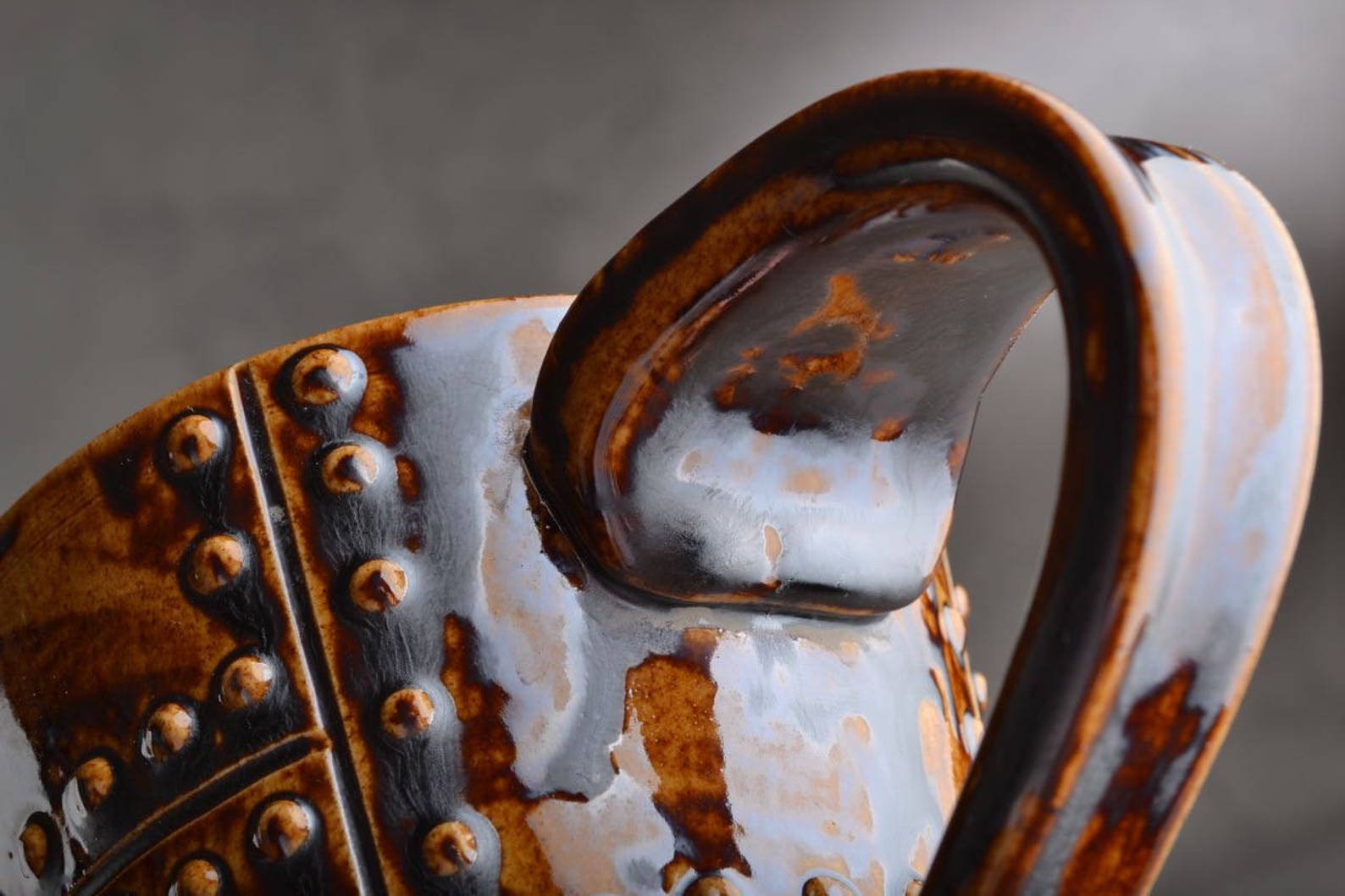 Sheet Metal Mug Made to Order Rust Brown Sheet Metal Stoneware - Etsy