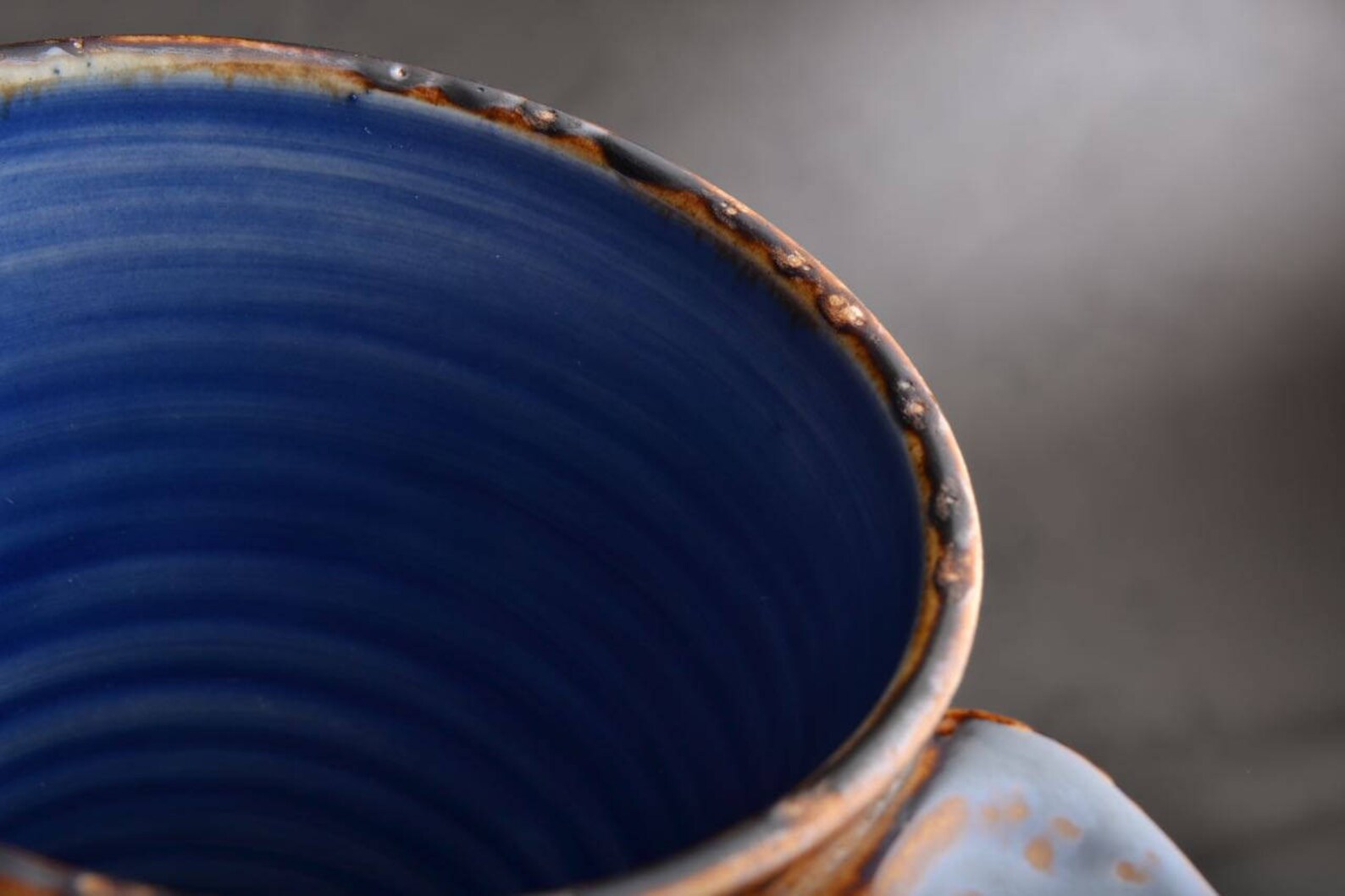 Sheet Metal Mug Made to Order Rust Brown Sheet Metal Stoneware - Etsy