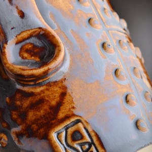 Sheet Metal Mug Made to Order Rust Brown Sheet Metal Stoneware Mug by ...