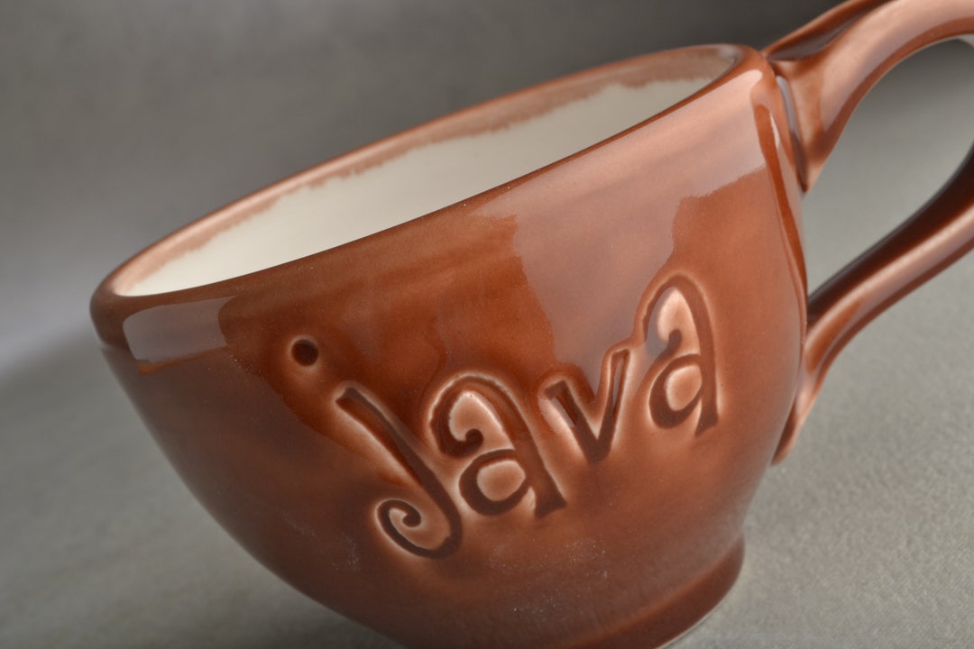 Java Coffee Mug Ready to Ship Ceramic Tea Cocoa Cup by Symmetrical ...