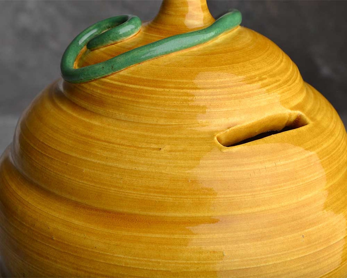 Made to Order Beehive Coin Bank by Symmetrical Pottery - Etsy