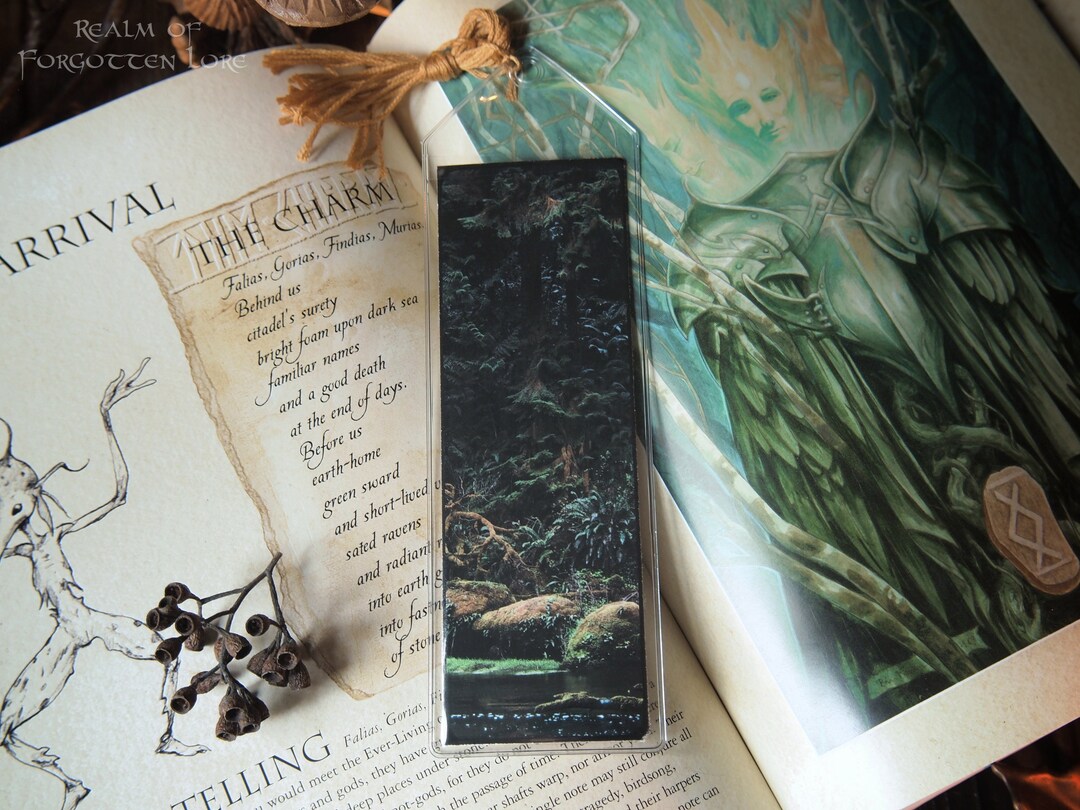 Stone Trolls Bookmark, Folk Nature Book Marker Tassel, Nature ...
